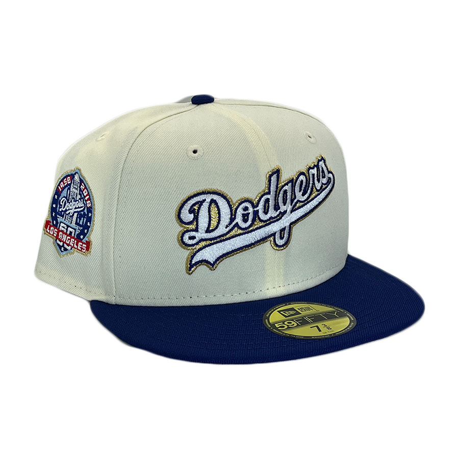 Los Angeles Dodgers Blue Golden Script Pack 60th Anniversary Patch Gray ...