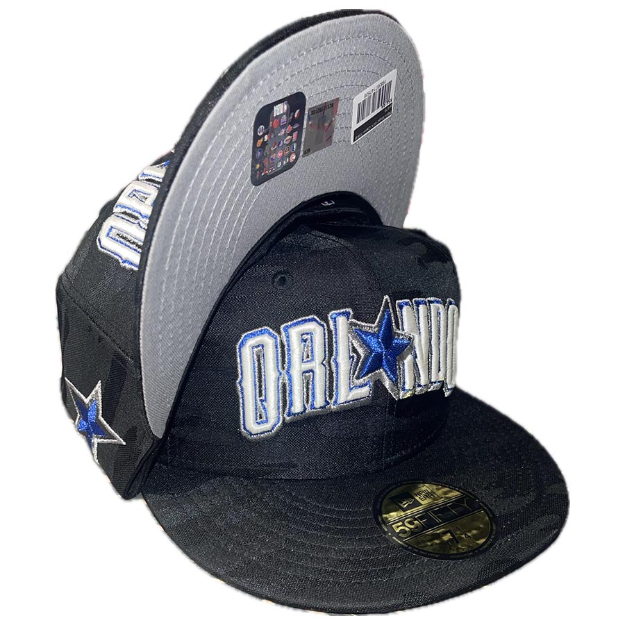 Orlando Magic Black Camo Star Patch Gray UV NBA New Era 59FIFTY Fitted ...