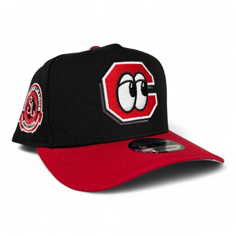 Chattanooga Lookouts Black and Red New Era 9FIFTY A-Frame Snapback Hat ...