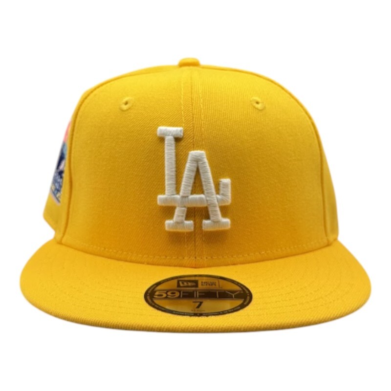 Los Angeles Dodgers Yellow "Pinky Collection" 60th Dodger Stadium ...
