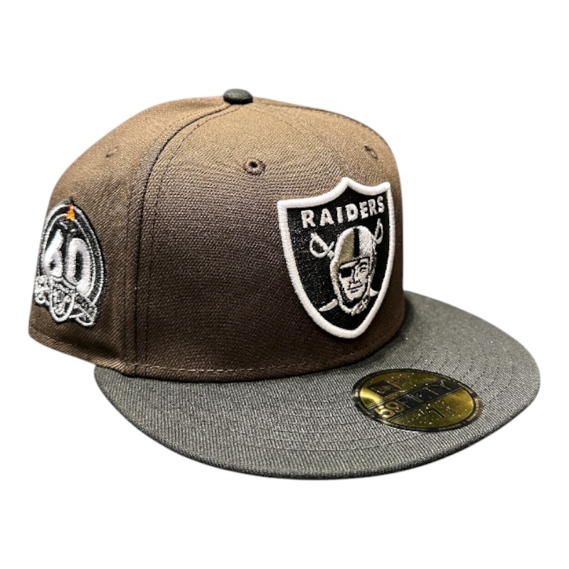 Las Vegas Raiders Brown and Black 60th Anniversary Patch Pink UV New ...