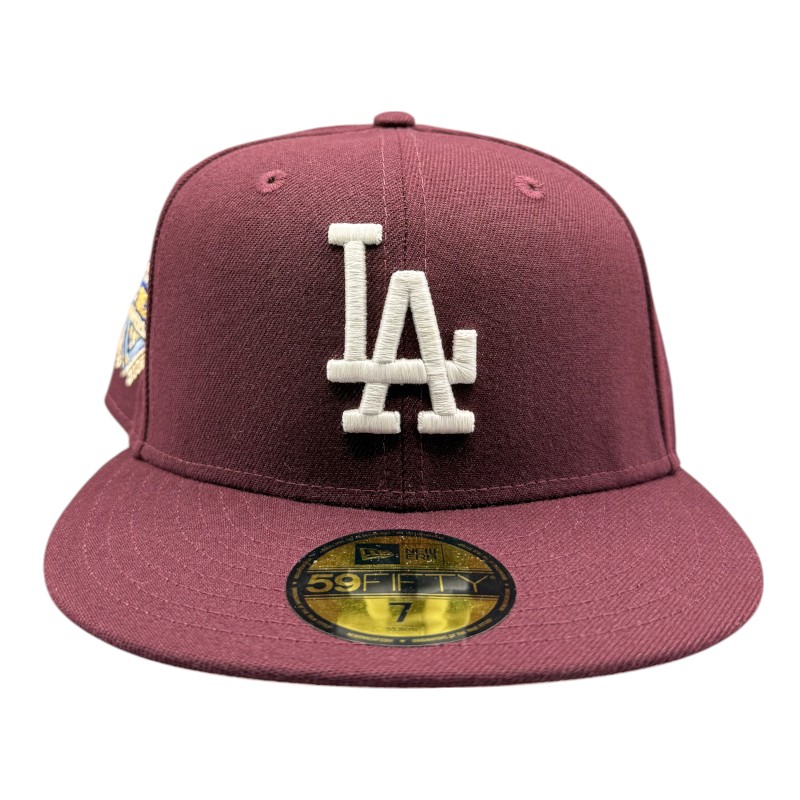 Los Angeles Dodgers Maroon "Pinky Collection" 50th Anniversary Patch ...
