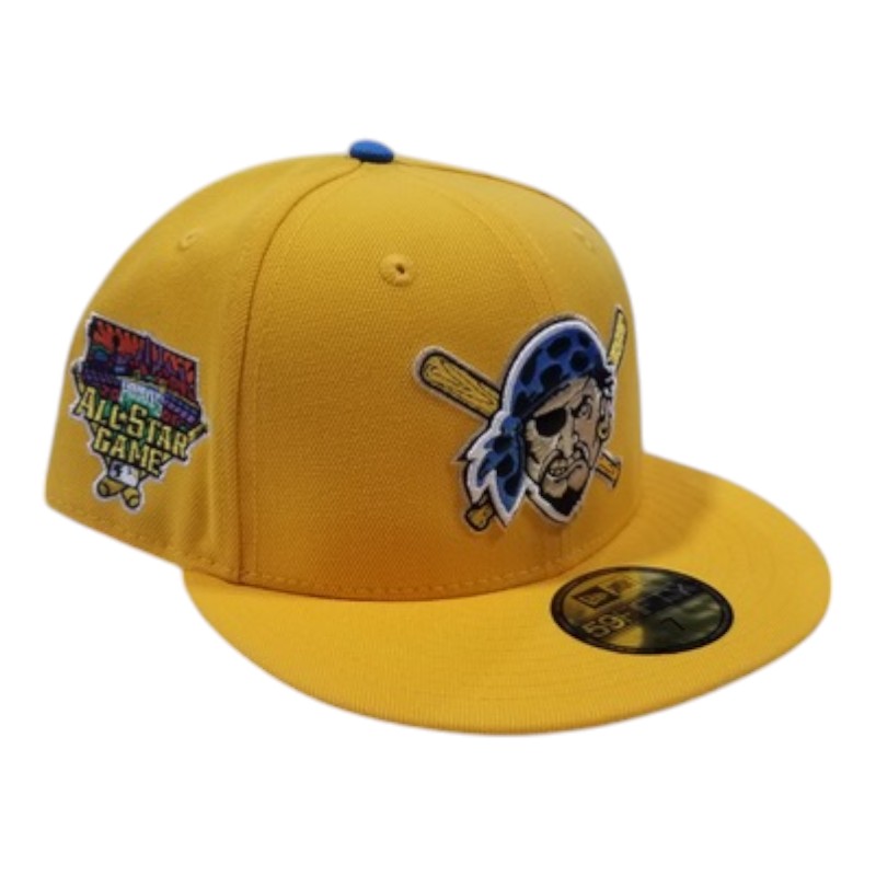 Pittsburgh Pirates Yellow Gold 2006 ASG Patch Blue UV New Era 59FIFTY ...