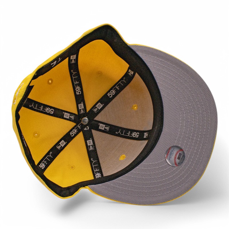 New York Yankees Canary Yellow Crown Grey UV New Era 59FIFTY Fitted Hat ...