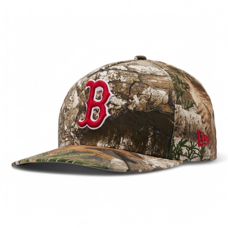 Boston Red Sox Realtree Camo Grey UV New Era 9FIFTY A-Frame Snapback ...
