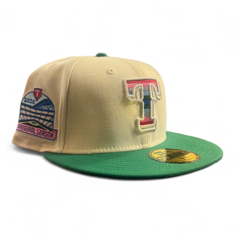 Texas Rangers Tan and Green Inaugural Season Patch Serape UV New Era ...